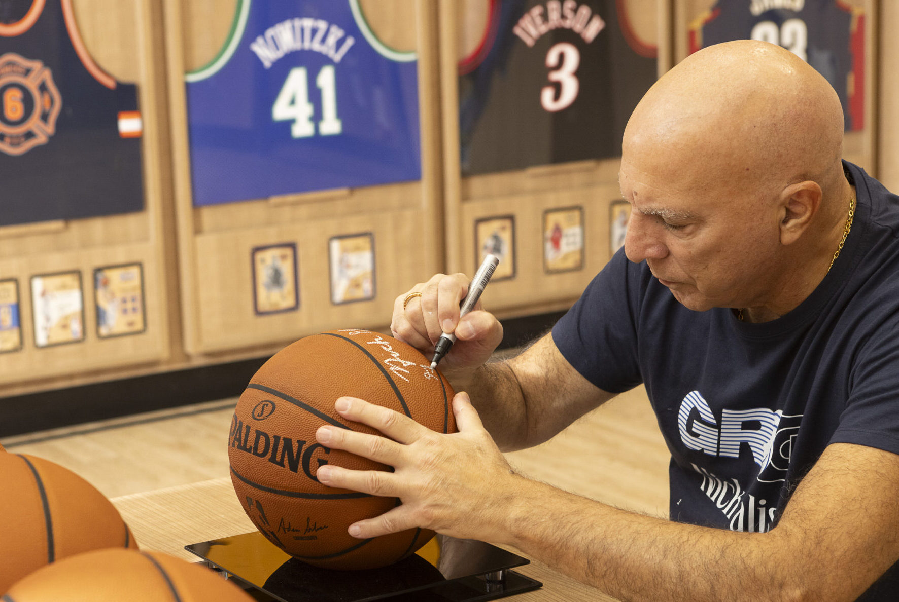 Buy Nick Galis Autographed Authentic Spalding NBA Game Basketball w ...