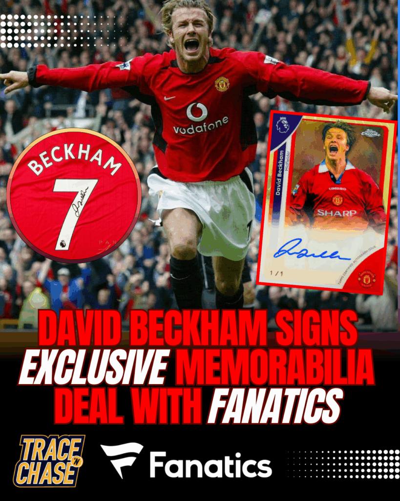 David Beckham Signs Exclusive Memorabilia Deal with Fanatics! – Trace ...